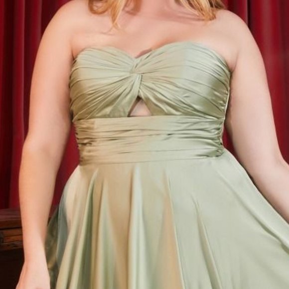 Cinderella | Dresses | New Long Off The Shoulder Sleeveless Aline Satin ...